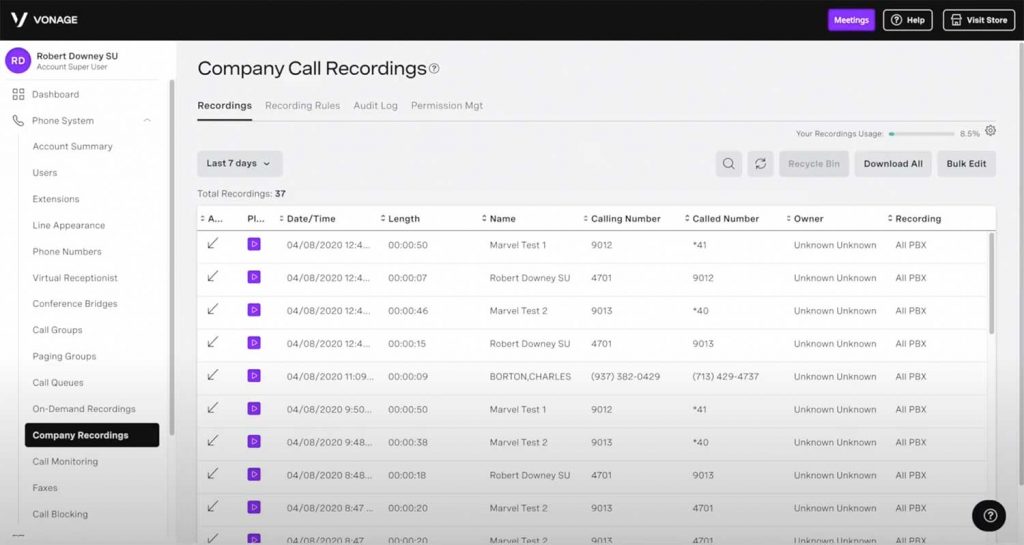 Top Call Logging Systems and Features They Have